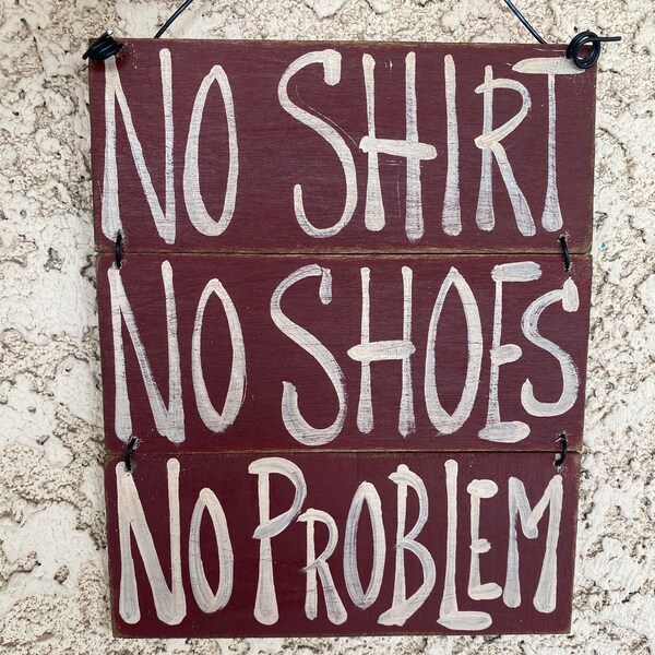 No Problem Sign - Etsy