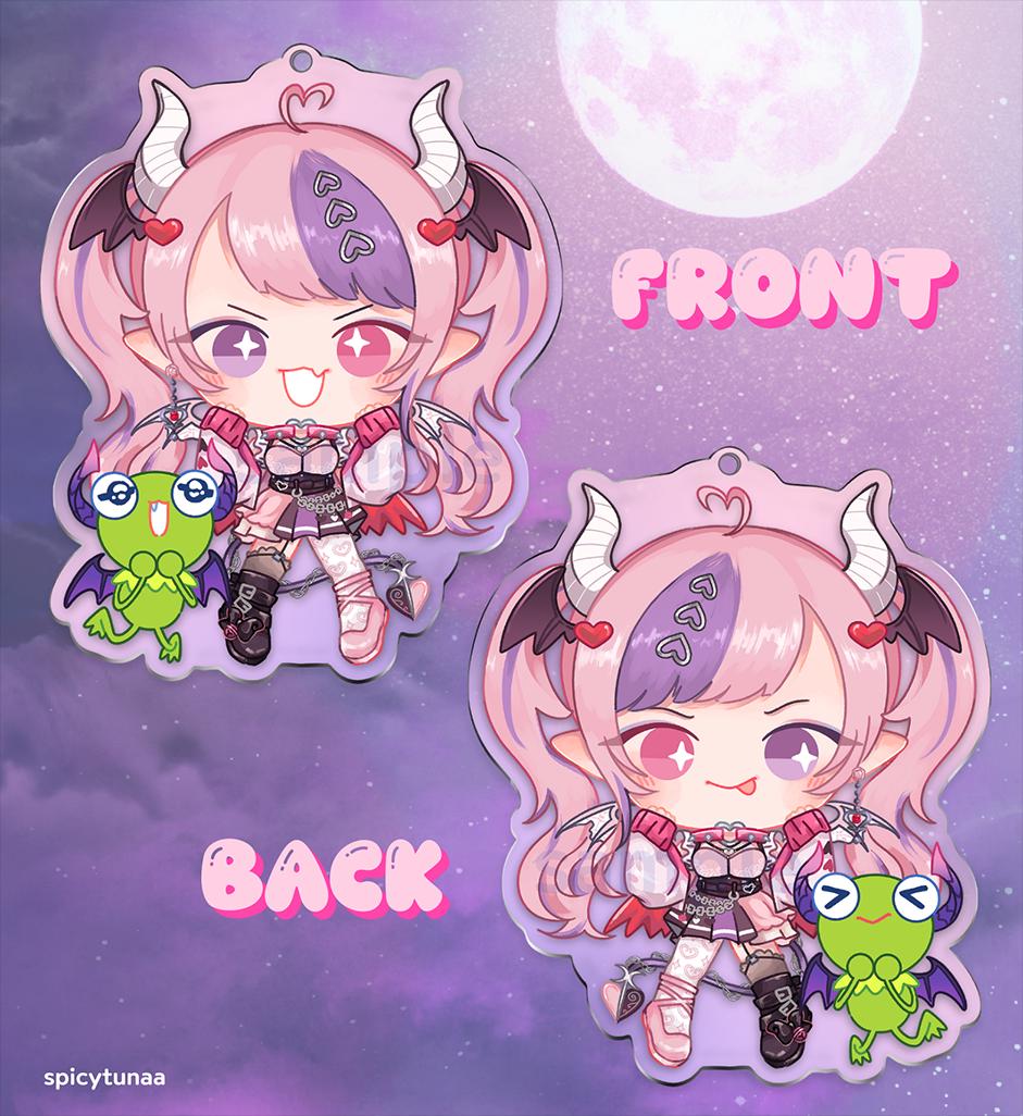 Ironmouse Chibi Acrylic Charms - Mousey Gremolin Keychains - Etsy