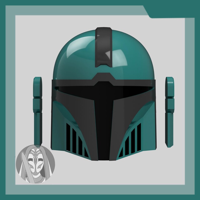 Aran Tal Inspired Mandalorian Helmet - 3D Print Files - Etsy