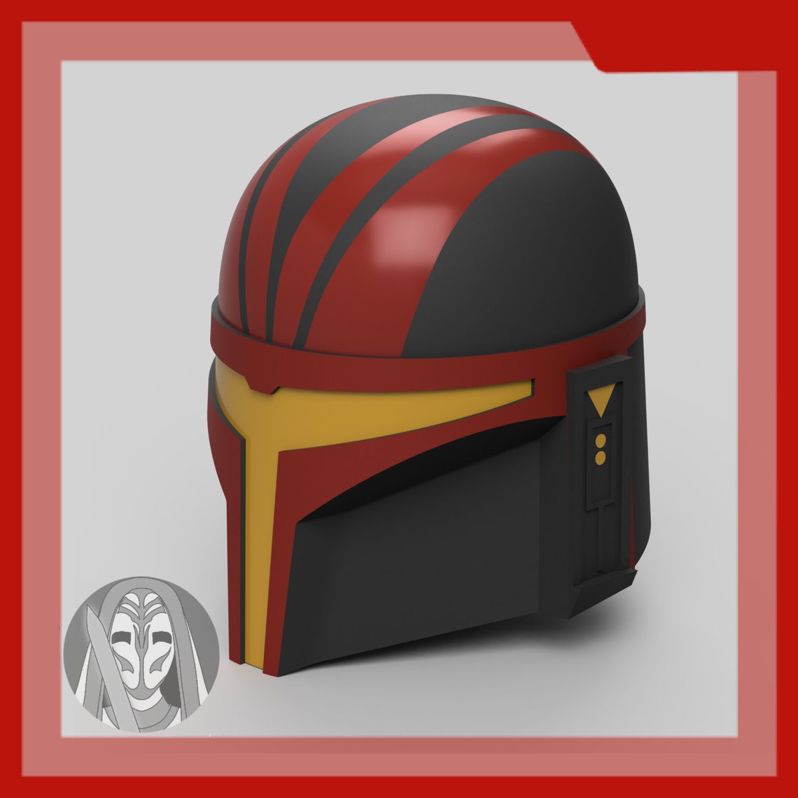Gar Saxon's Mandalorian Helmet 3D Print Files - Etsy