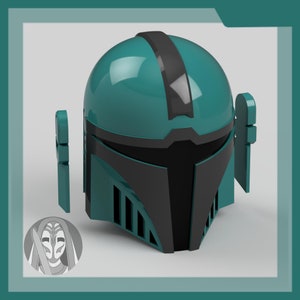 Aran Tal Inspired Mandalorian Helmet - 3D Print Files - Etsy