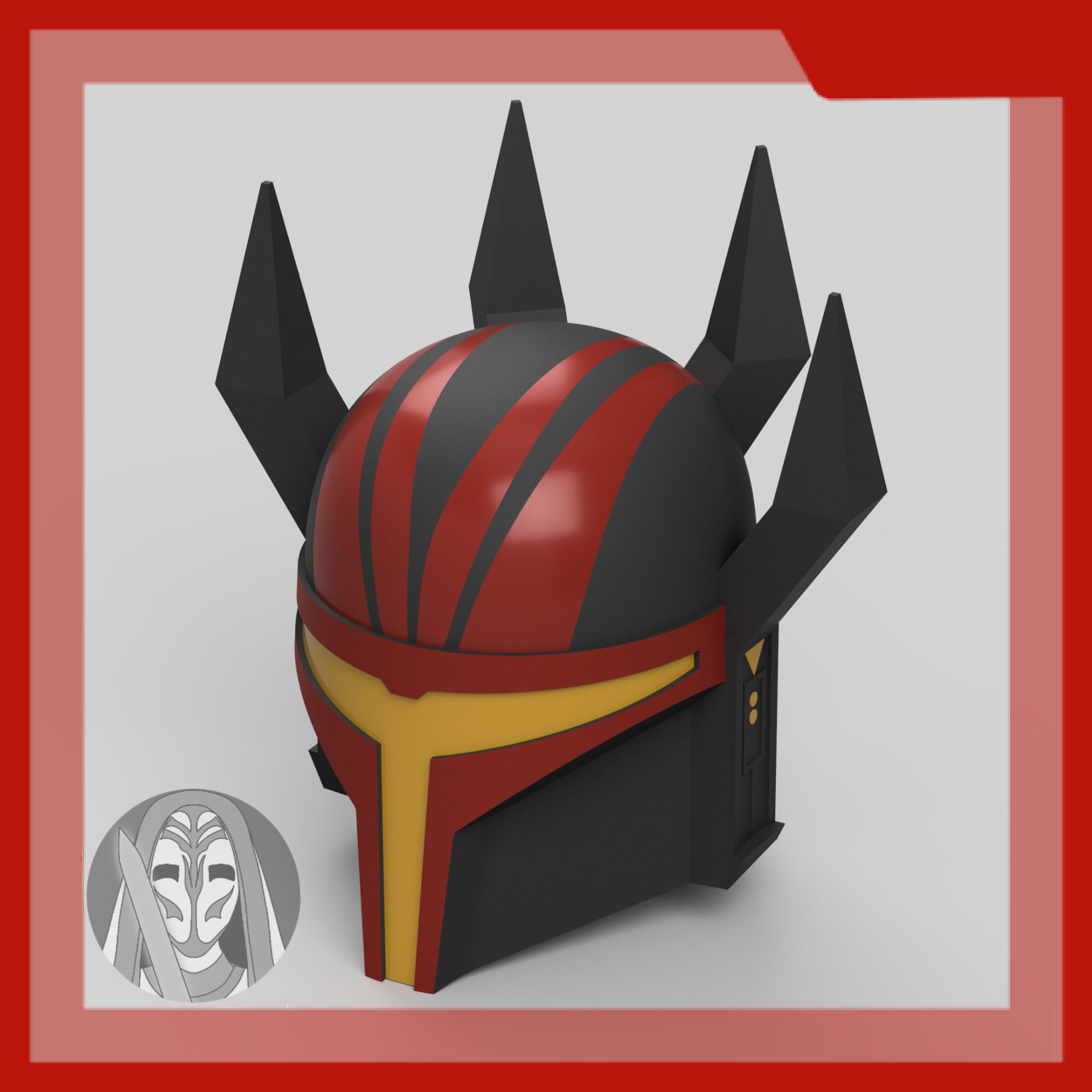 Gar Saxon's Mandalorian Helmet 3D Print Files - Etsy