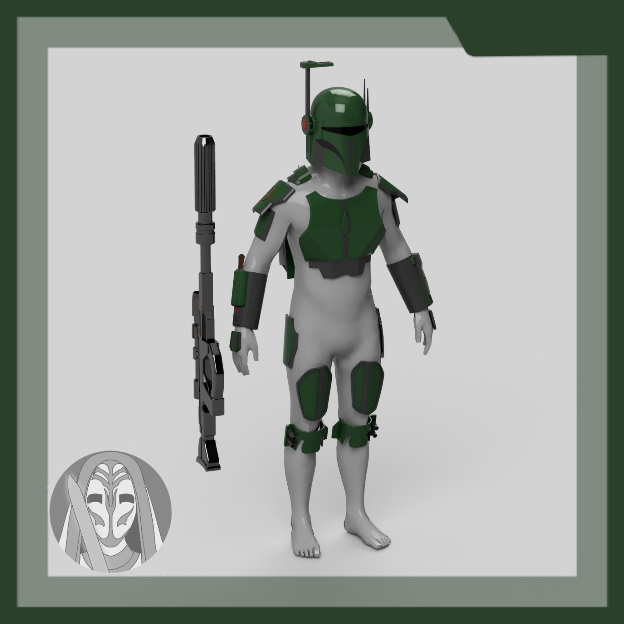 The Sniper Mandalorian Armor Set 3D Files - Etsy
