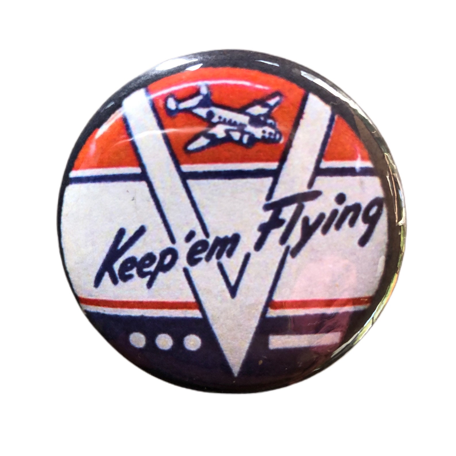 Buy War Bonds Keep'em Flying WW2 Victory Pin WWII | Etsy
