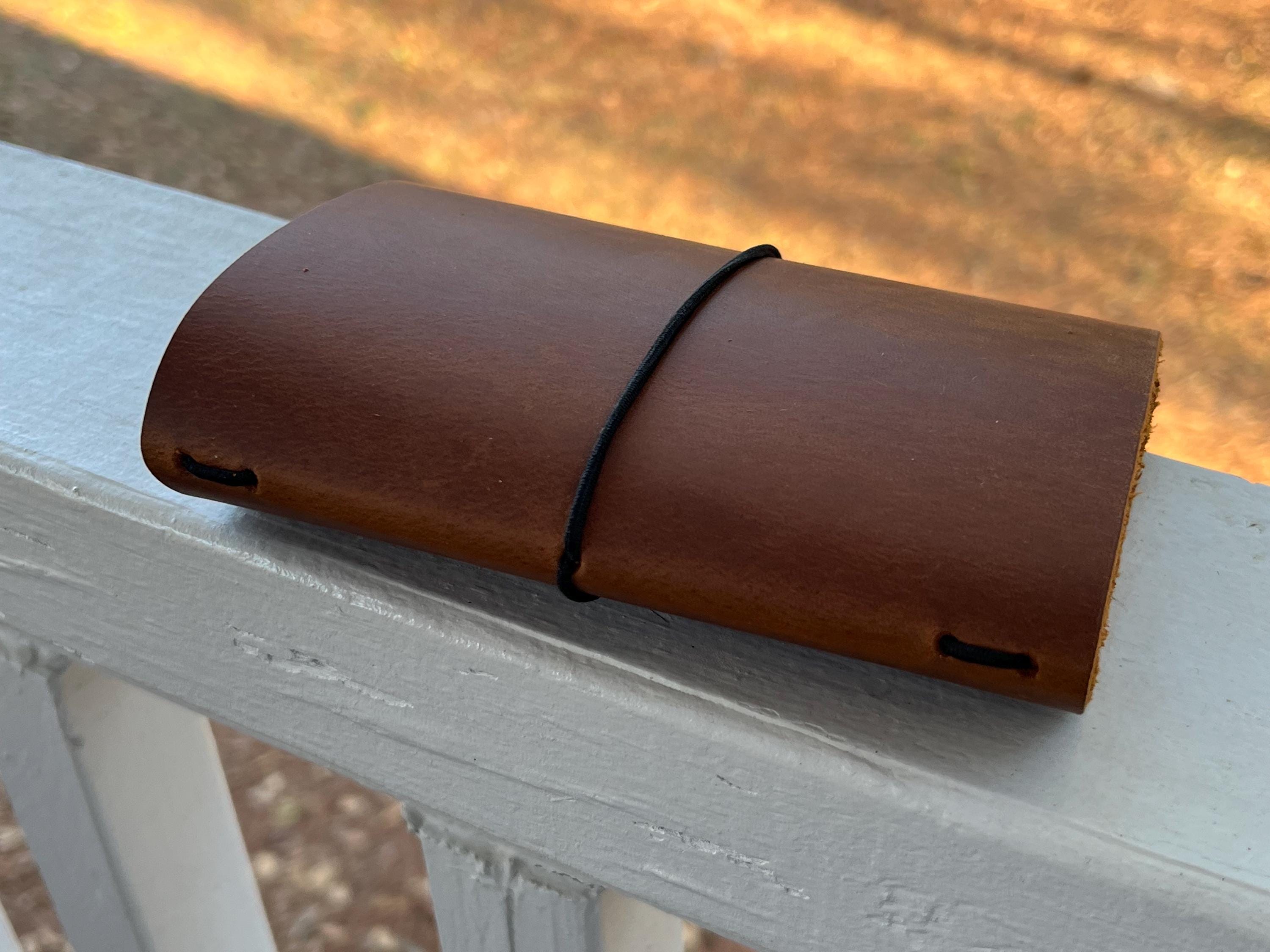 Leather Journal Mini Notebook Travel Journal Pocket Notebook Full Grain ...