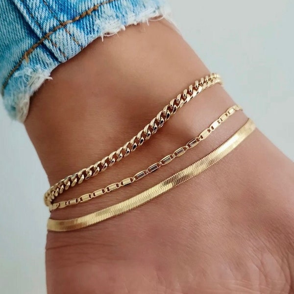 Dainty Anklet - Etsy