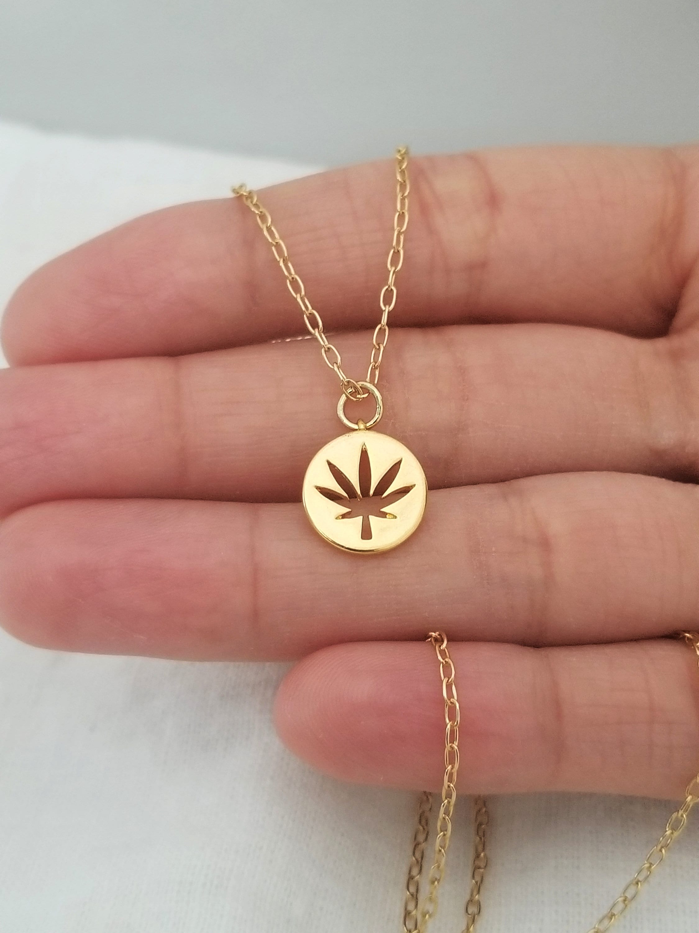 Weed Necklace/stoner Gifts/medical Marijuana/marijuana | Etsy