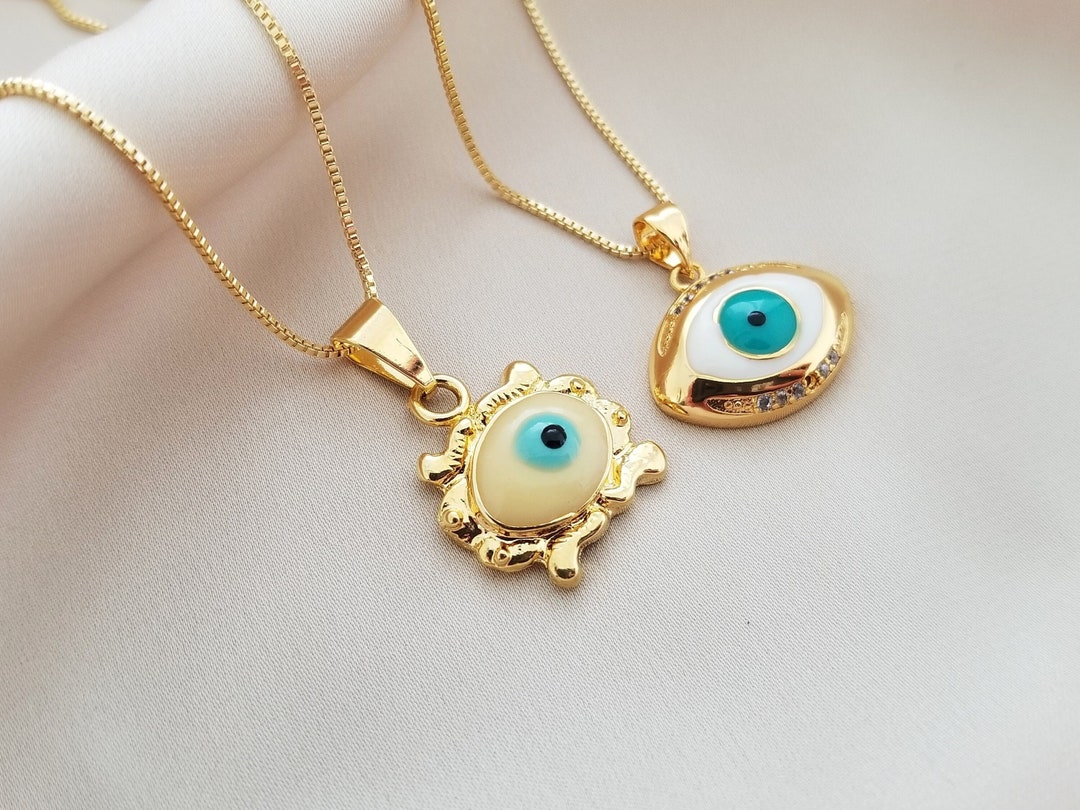 Evil Eye Necklace , Vintage Evil Eye Necklace, Evil Eye Necklace, Evil ...