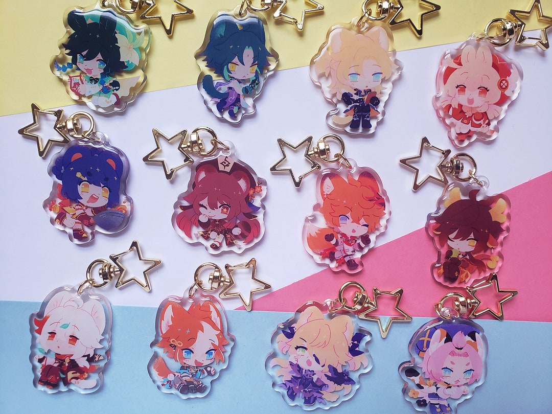 Genshin Impact: Set A 2 Kemonomimi Charms venti - Etsy