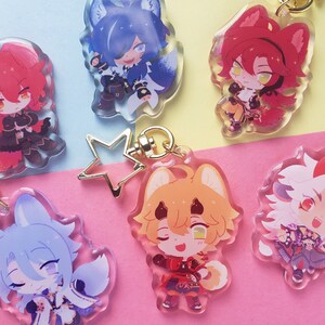 Genshin Impact: Set B - 2" Kemonomimi Charms (diluc, Kaeya, Razor ...