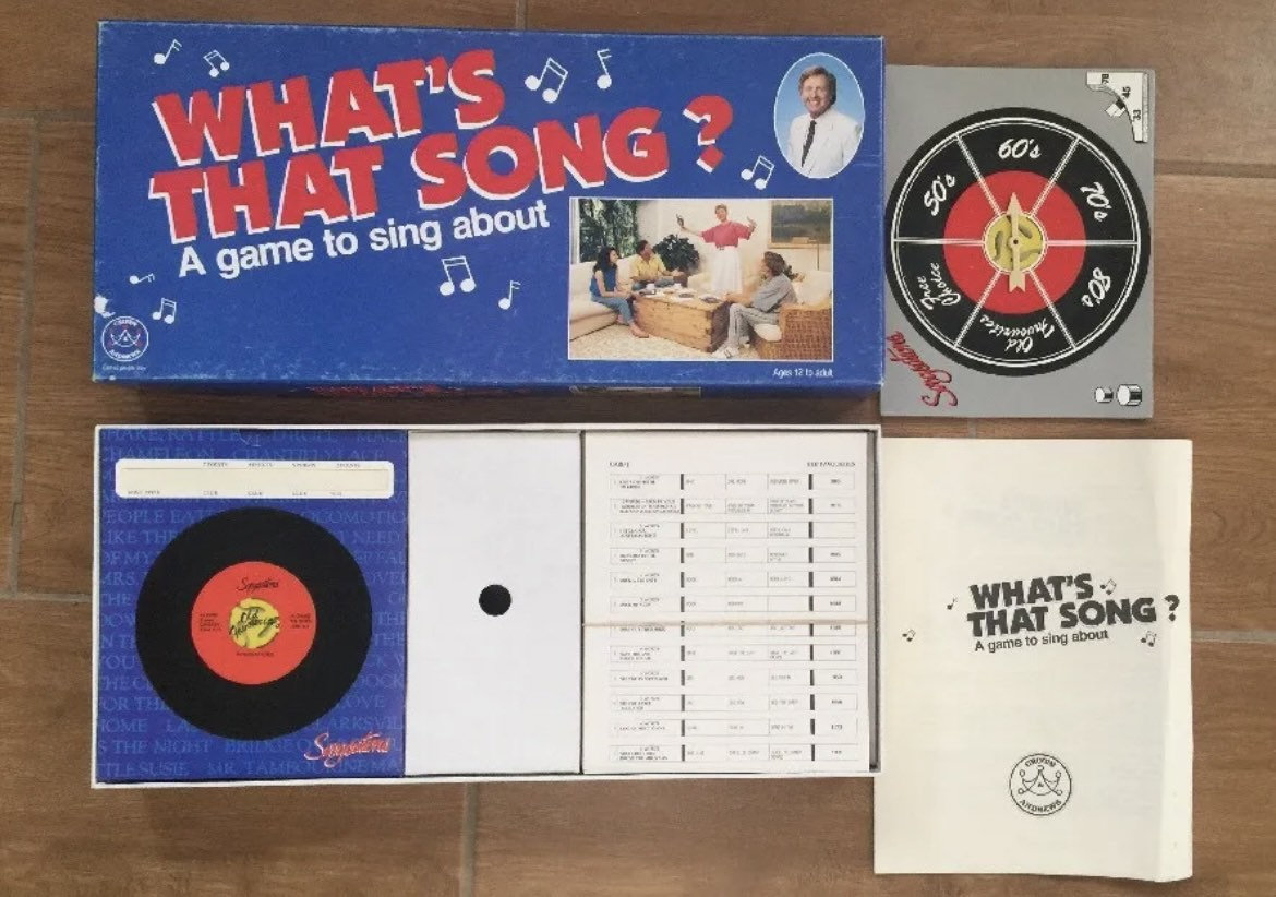 Whats That Song Vintage Board Game Crown & Andrews 1989 - Etsy