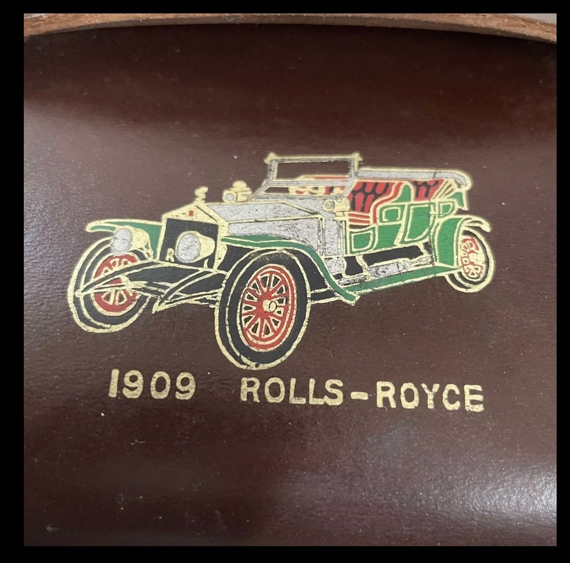 Vintage Leather Road Map Pouch Case Holder Brown Motorists Windscreen ...