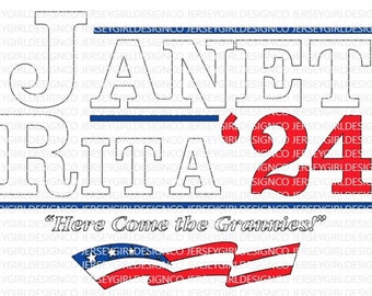 Janet Rita '24 Png - Etsy