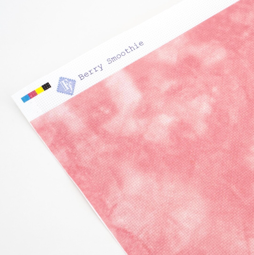 Fabric Flair 14 Ct Aida Berry Smoothie Cross Stitch Fabric 18x27" - Etsy