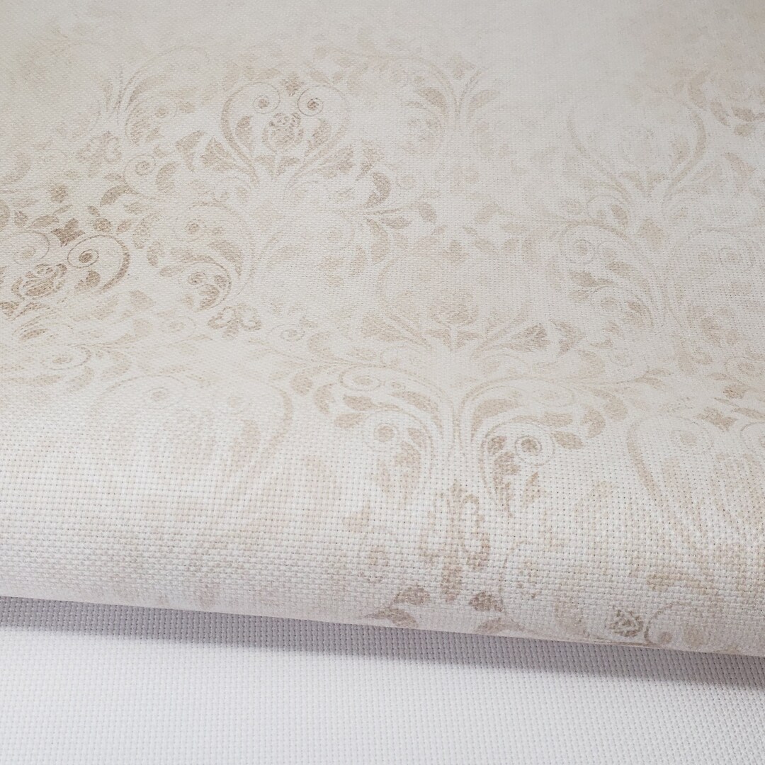 Gold Damask Cross Stitch Fabric: Aida, Evenweave, or Linen - Etsy