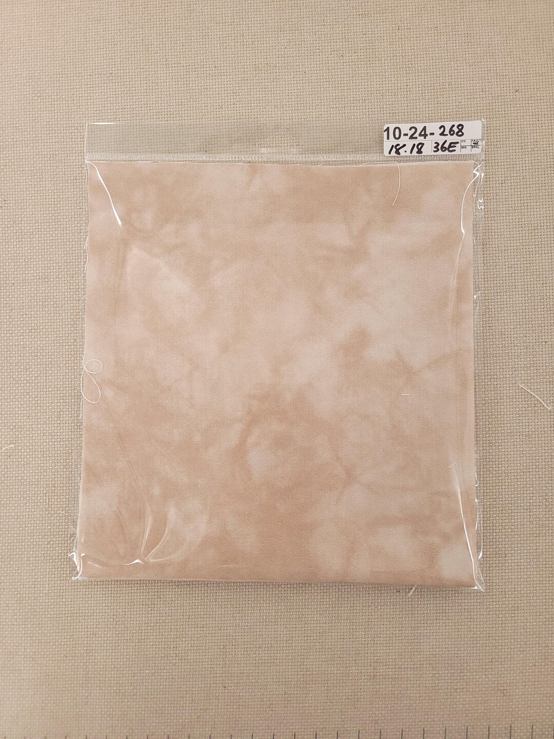 Fabric Flair 36 Ct Evenweave Cafe Au Lait Dyed Effect Cross Stitch ...