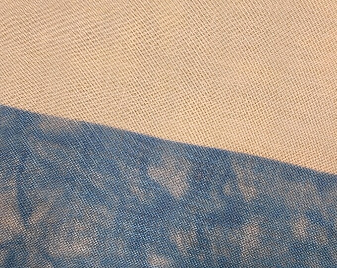 Fabric Flair 36 Ct Linen Pale Misty Blue X Denim Dyed Effect Cross ...