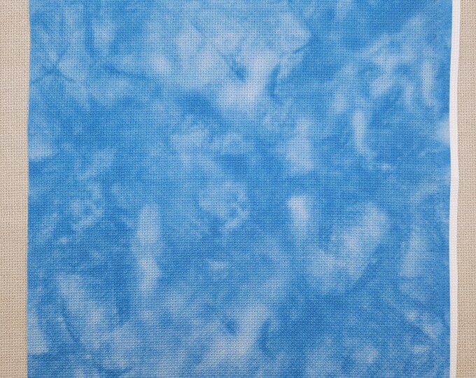 Fabric Flair 14 Ct Aida Denim Dyed Effect 12x12" - Etsy