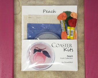 Cross Stitch Coaster Pattern - Etsy