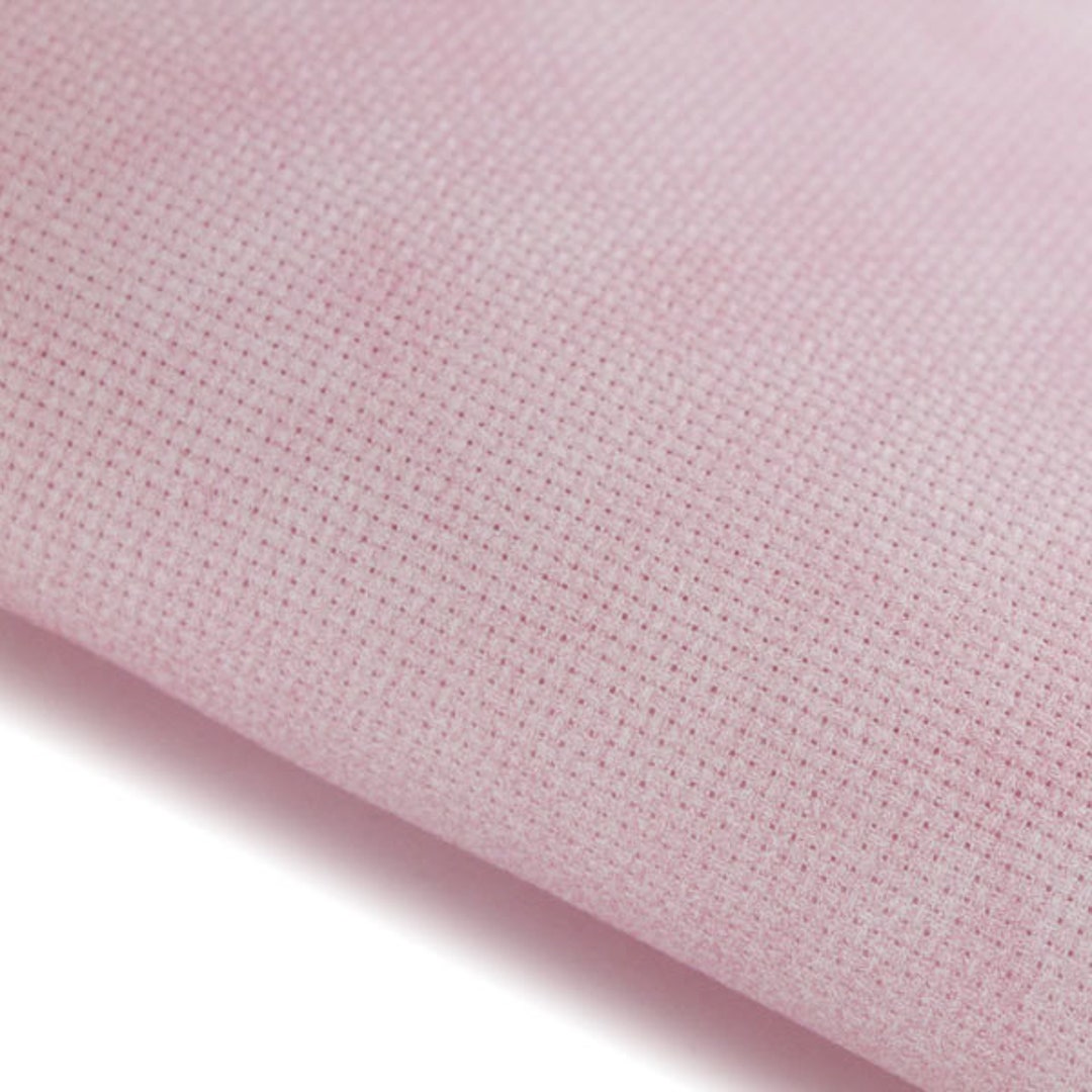 Hush Pink Hand Dyed Effect // Cross Stitch Fabric // Choose From Aida ...