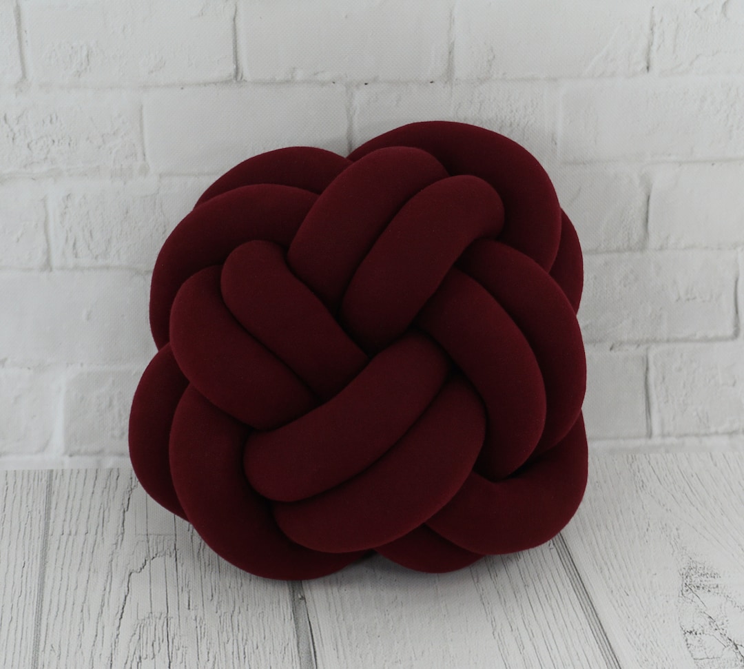 LARGE Knot Pillow for Baby Room Living Room Scandinavian Throw Pillow ...