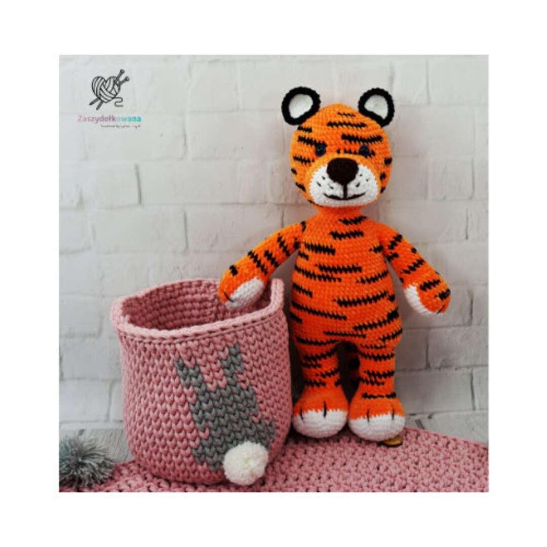 Tiger Mascot and Cuddly Baby, Soft and Delicate Baby Toy, Plush Tiger ...