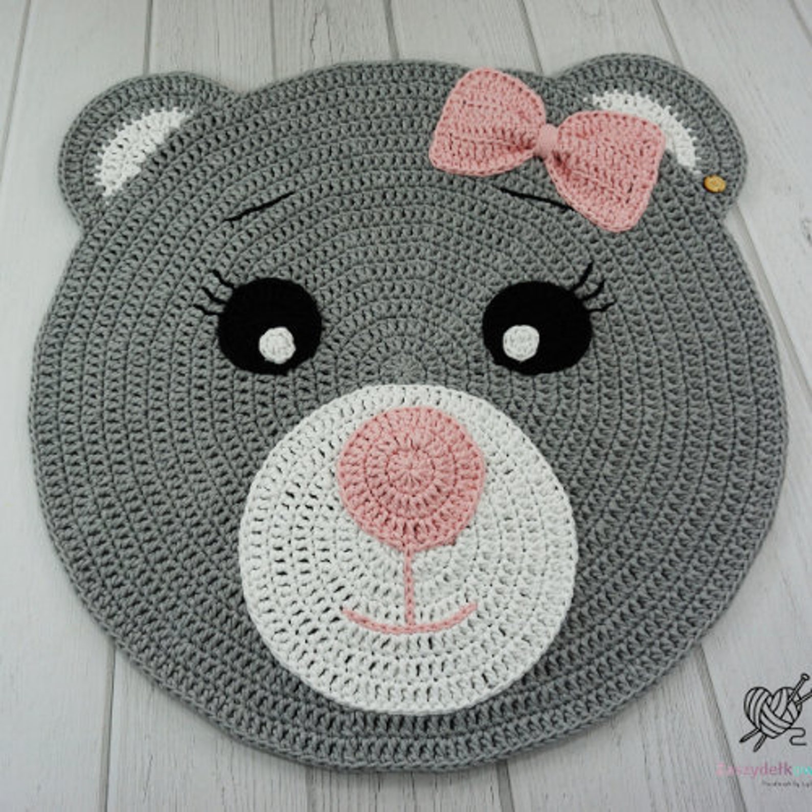 Bear Nursery Decor Teddy Bear Rug for Baby Room Kids Nursery - Etsy