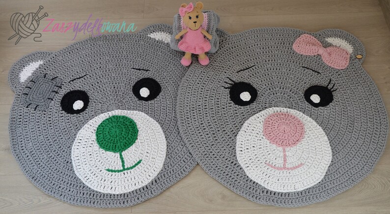 Bear Nursery Decor Teddy Bear Rug for Baby Room Kids Nursery - Etsy