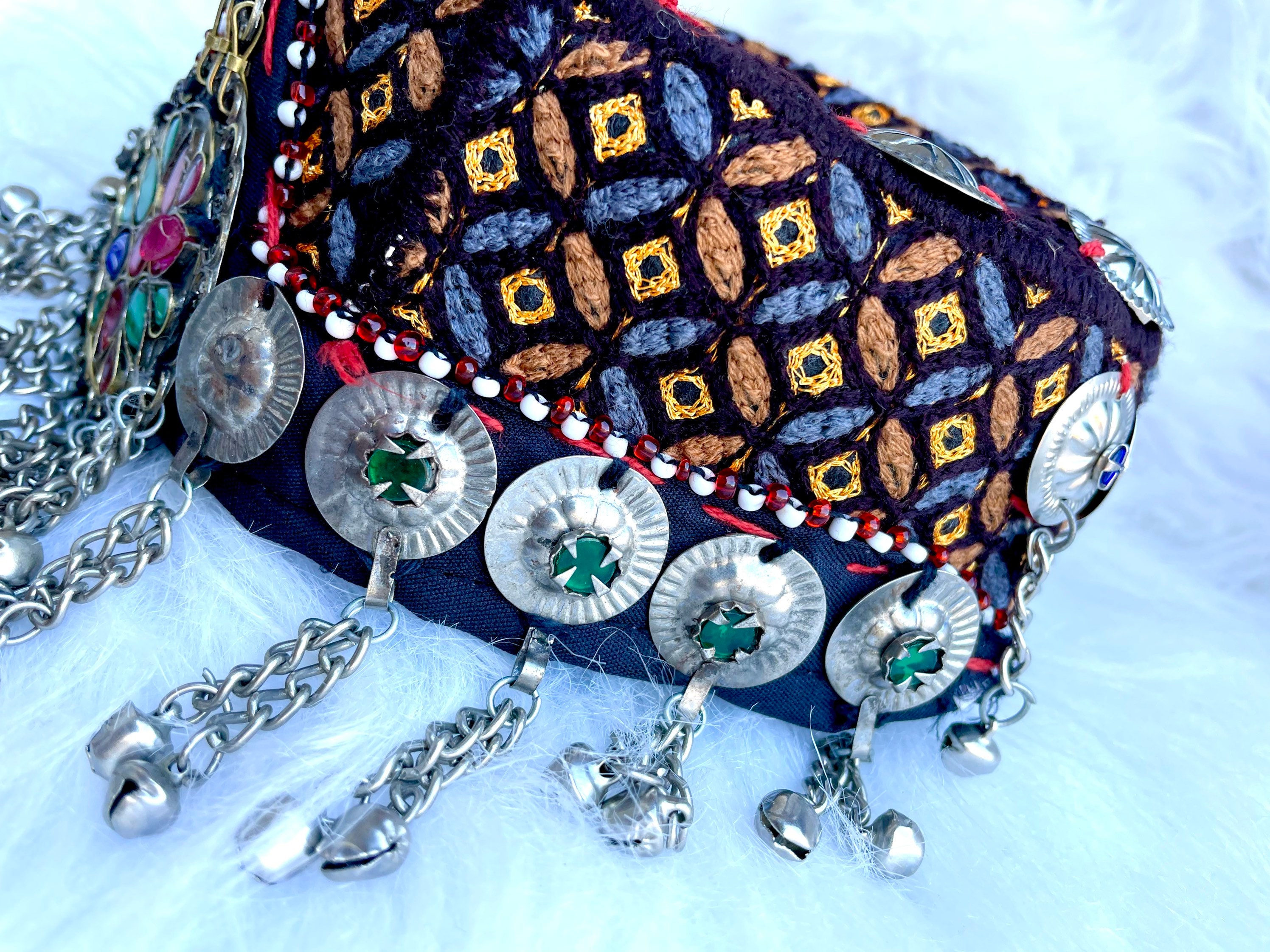 Afghan Hat Afghani Hat Uzbek Hat Afghan Dresse Hat - Etsy