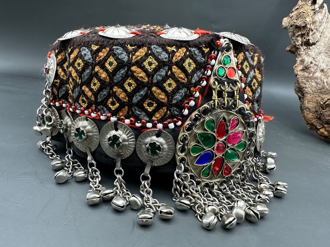 Afghan Hat, Afghan Hat, Afghan Women's Hat, Traditional Ethnic Hat ...