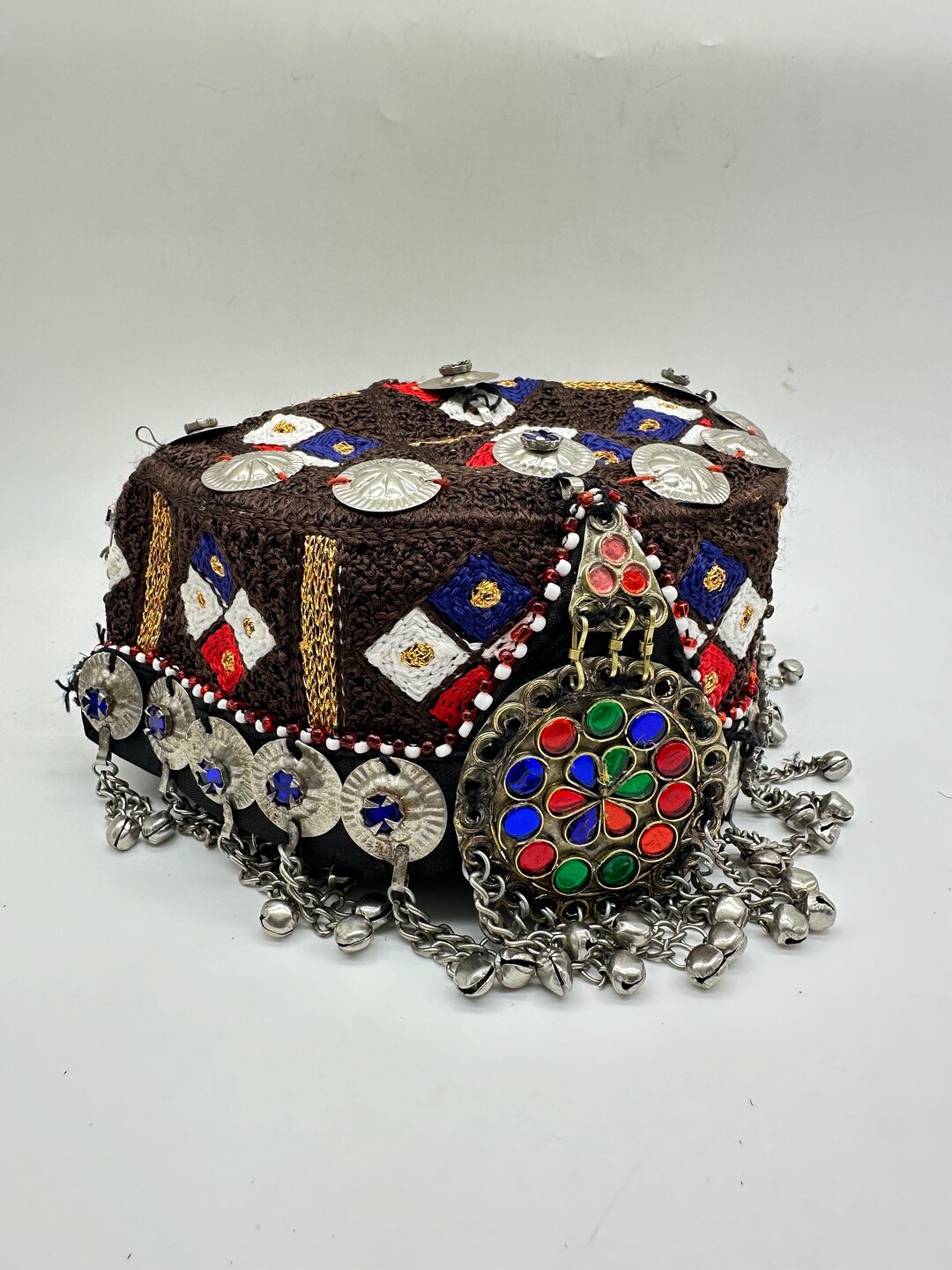 Traditional Afghan Uzbek Hat, Halima Sultan Cap Halime Sultan Cap Hat ...