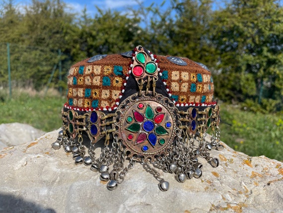 Halima Sultan Cap Hat Haleema Sultan Afghan Tribal Hat - Etsy