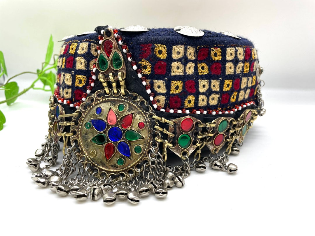 Halima Sultan Cap, Hat Haleema Sultan, Tribal Afghan Hat, Matha Patti ...