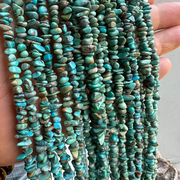 Real Turquoise Beads - Etsy
