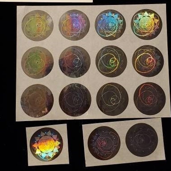 Holographic Stickers - Etsy