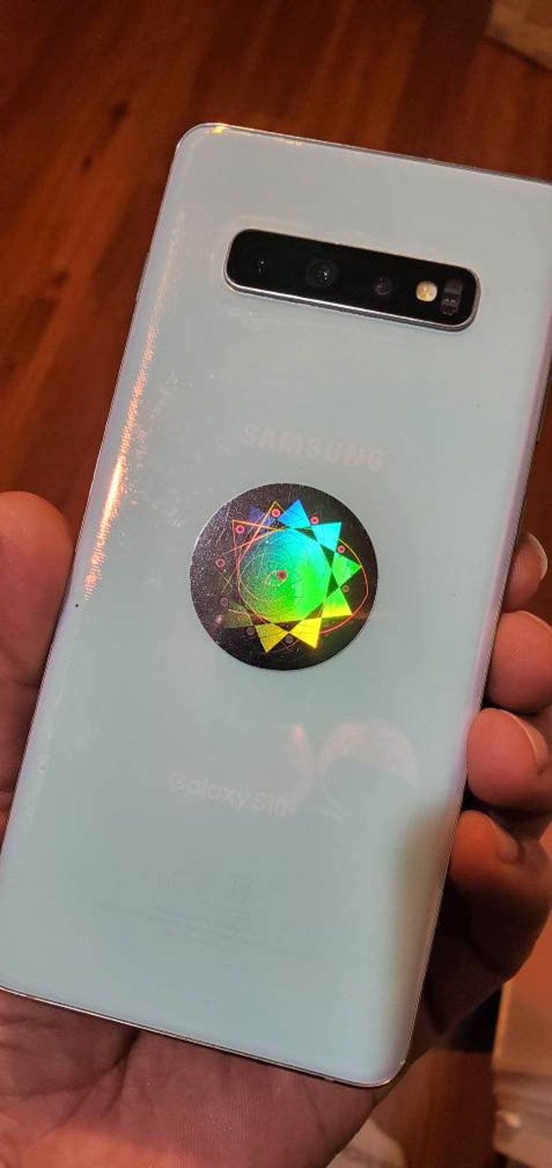 Custom Holographic EMF Protection Stickers | EMF Protection Cell Phone ...