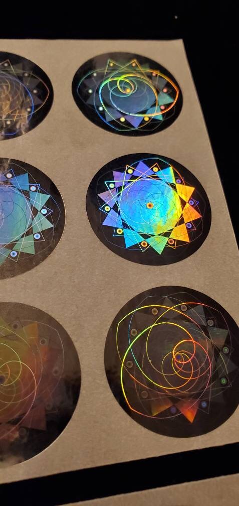 Custom Holographic EMF Protection Stickers EMF Protection - Etsy