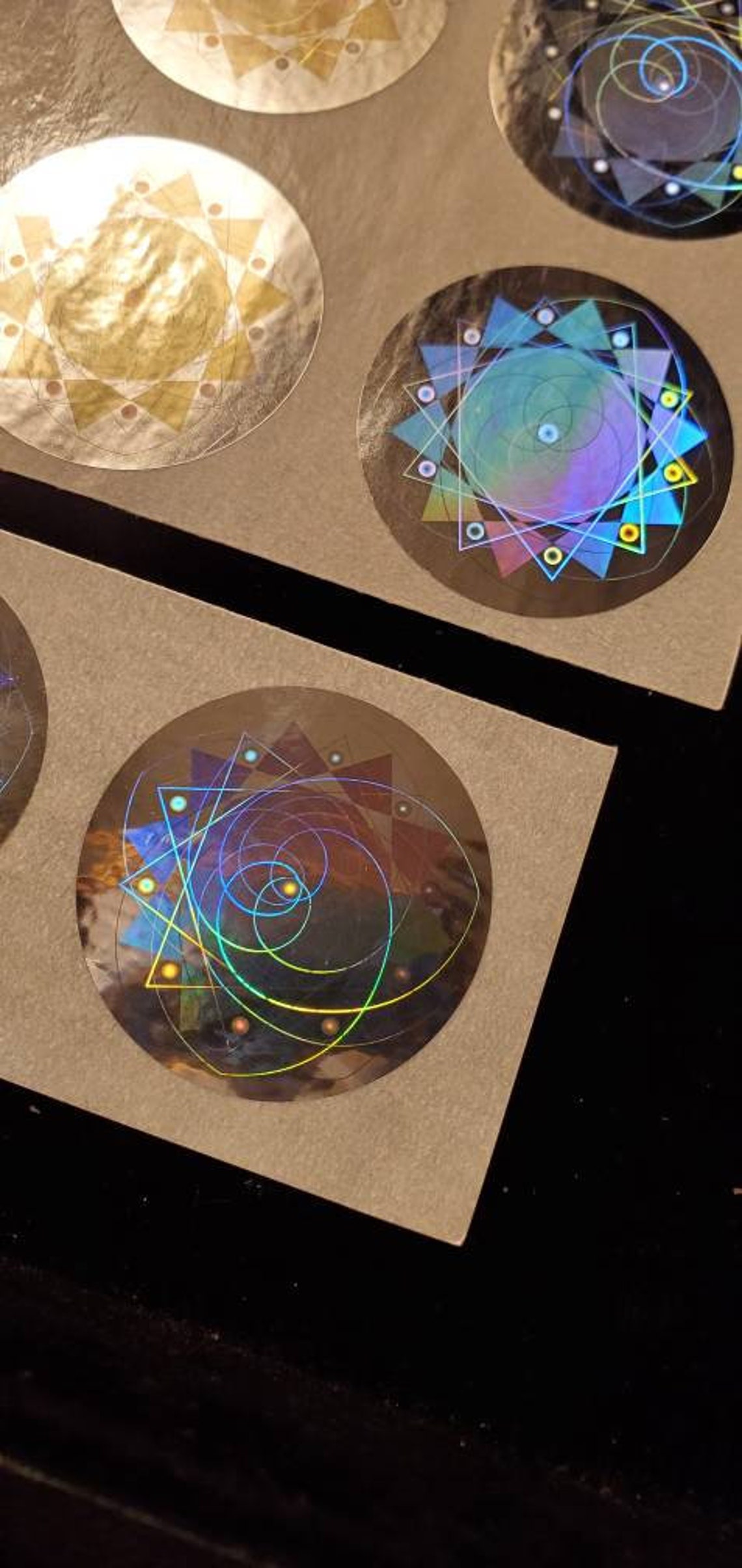 Custom Holographic EMF Protection Stickers EMF Protection - Etsy