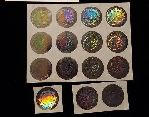 Custom Holographic EMF Protection Stickers EMF Protection Cell Phone ...