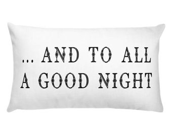 Good Night Pillow - Etsy