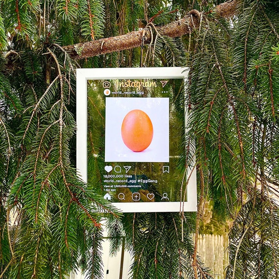 Customizable Glass Instagram Plaque 8x10 | Etsy