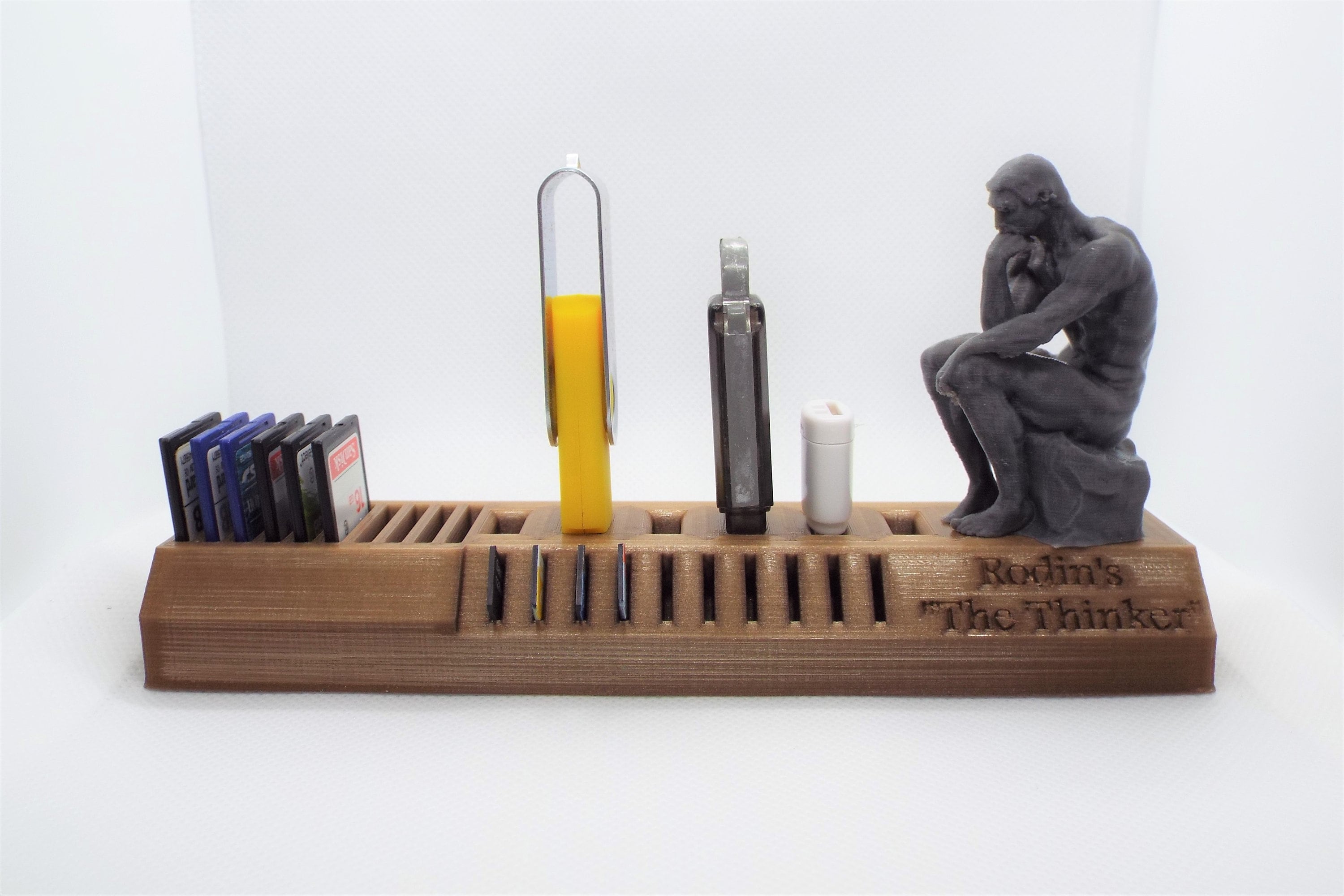 3D Printed USB Flash Drive, SD and Micro SD Card Holder , Teachers Gift ...