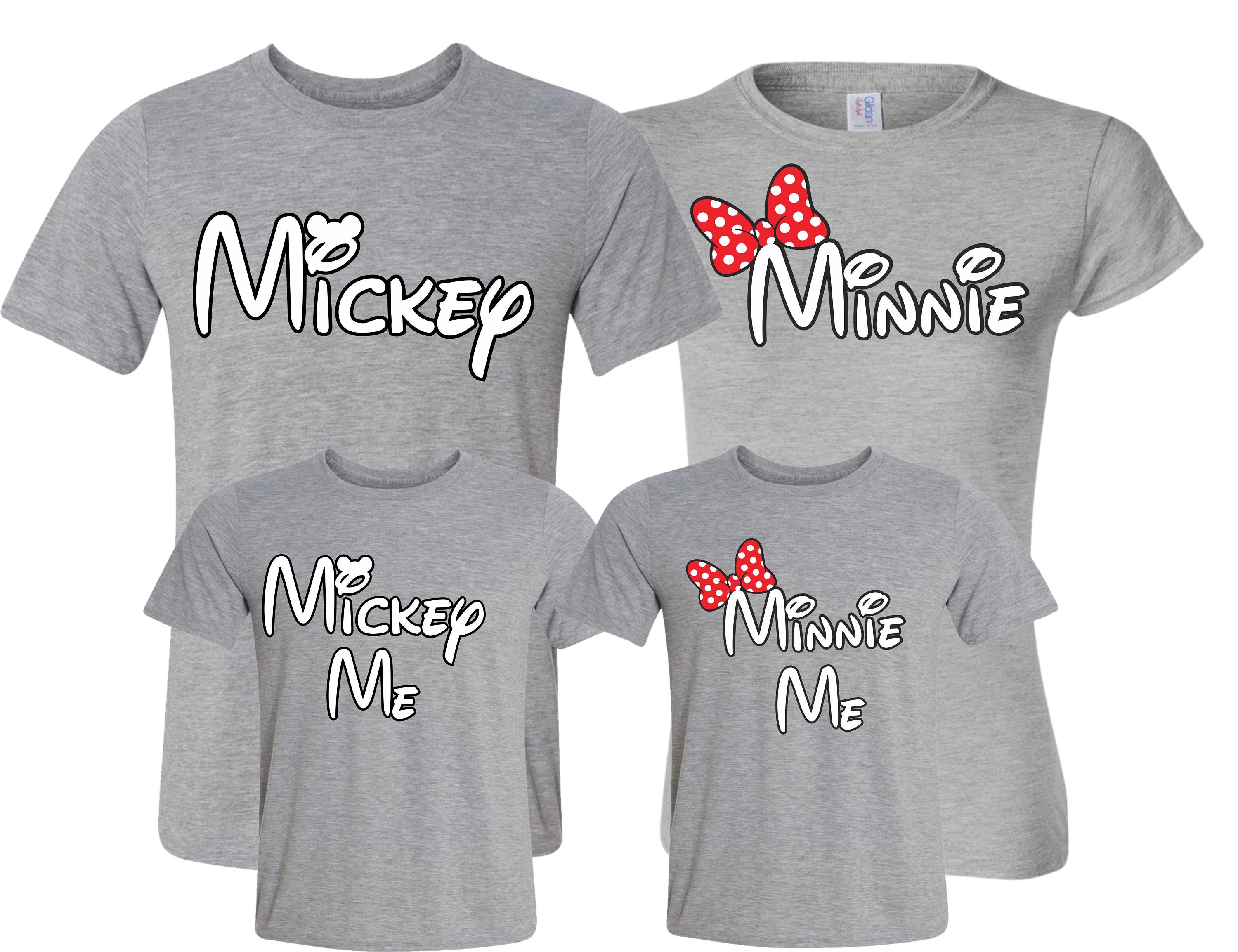 Mickey Mickey Me Minnie Minnie Me Family Vacation Custom | Etsy