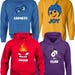 Inside Out 2 Movie Characters Sweatshirt Hoodie; Custom Halloween Group ...