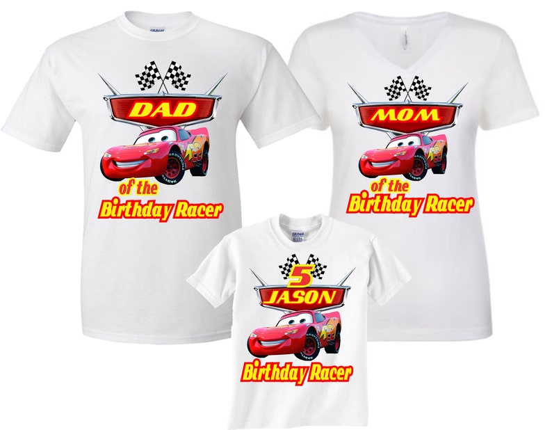 Birthday Boy Custom Family Cars MOM DAD and Family Custom - Etsy