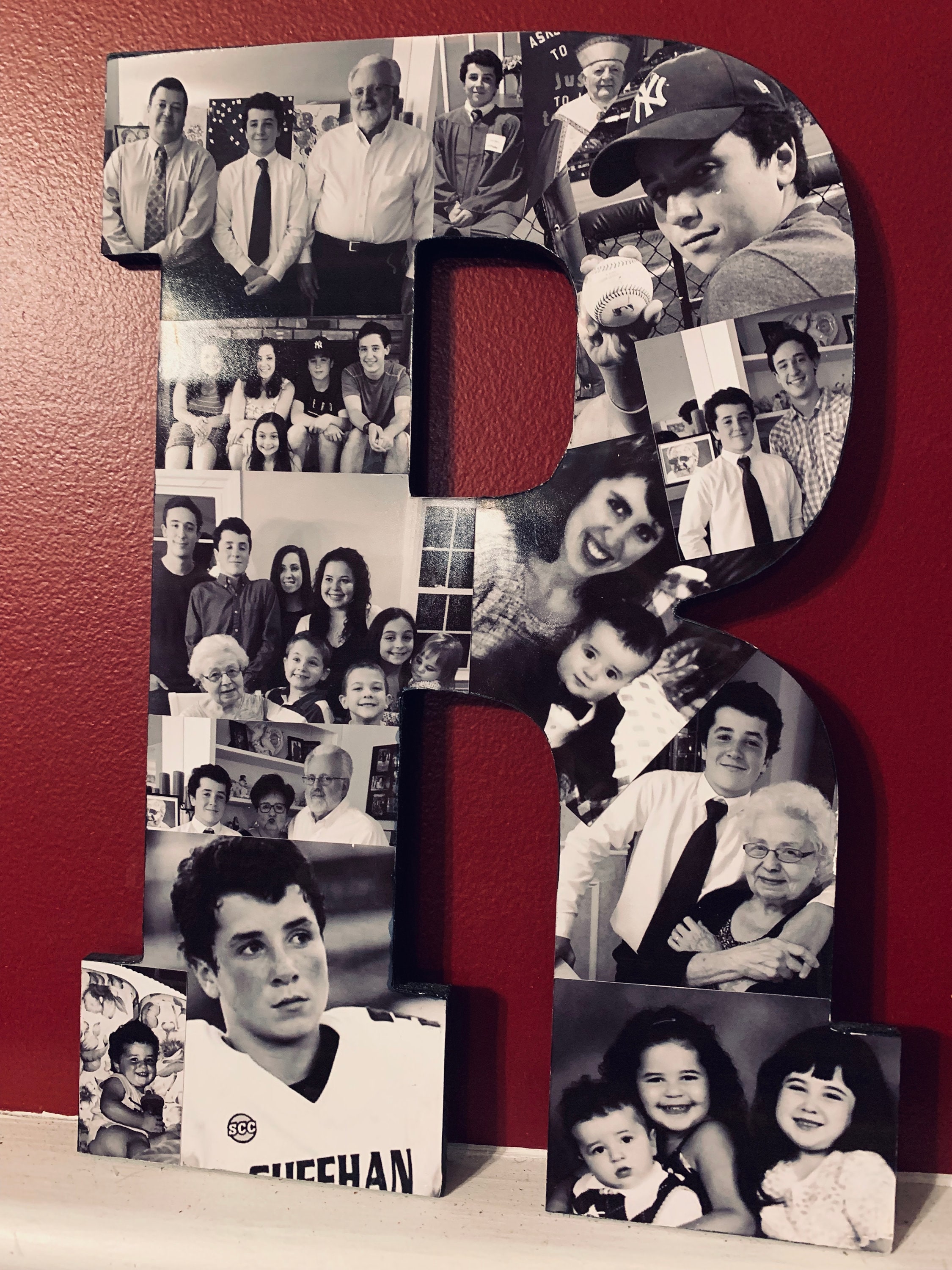 Custom Letter Photo Collage - Etsy