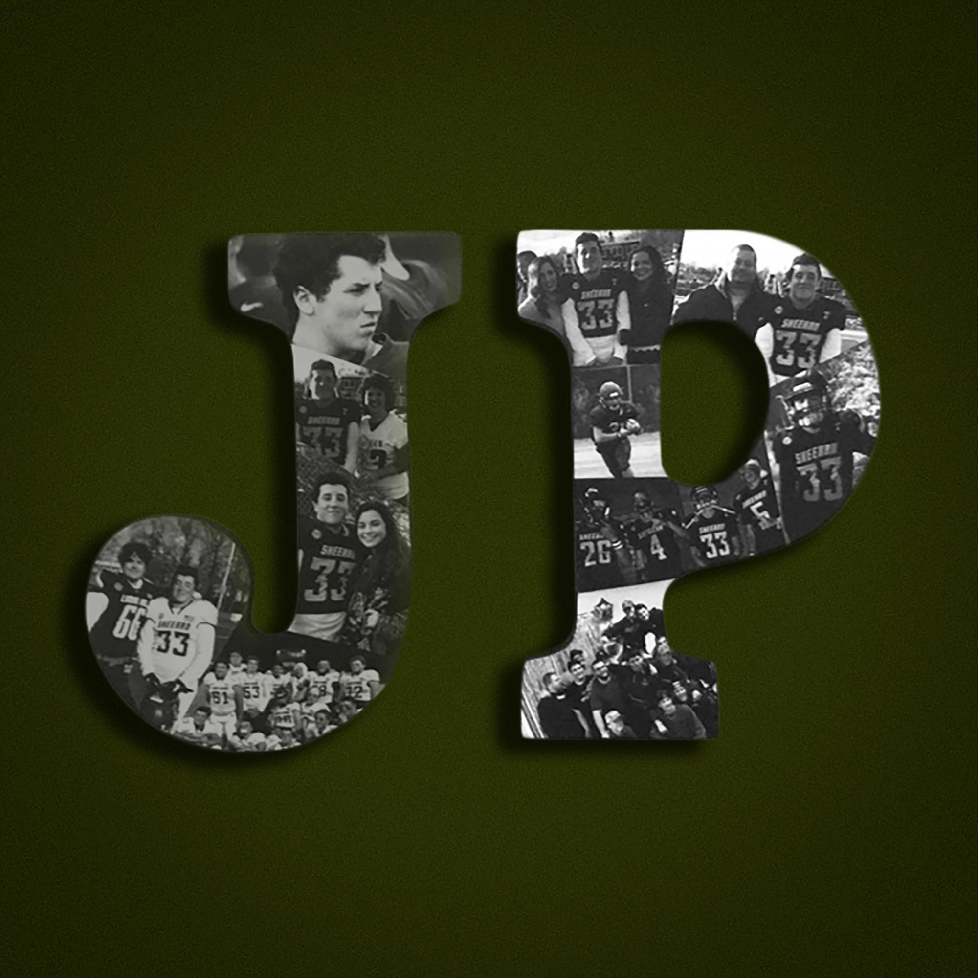 Custom Letter Photo Collage - Etsy