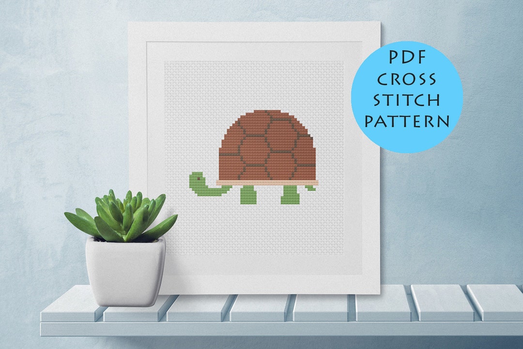 Baby Turtle Cross Stitch Pattern Turtle Beach PDF Instant Download ...