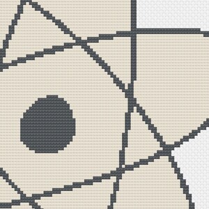 Atom Art Science Cross Stitch Pattern Chemistry PDF Instant Download ...