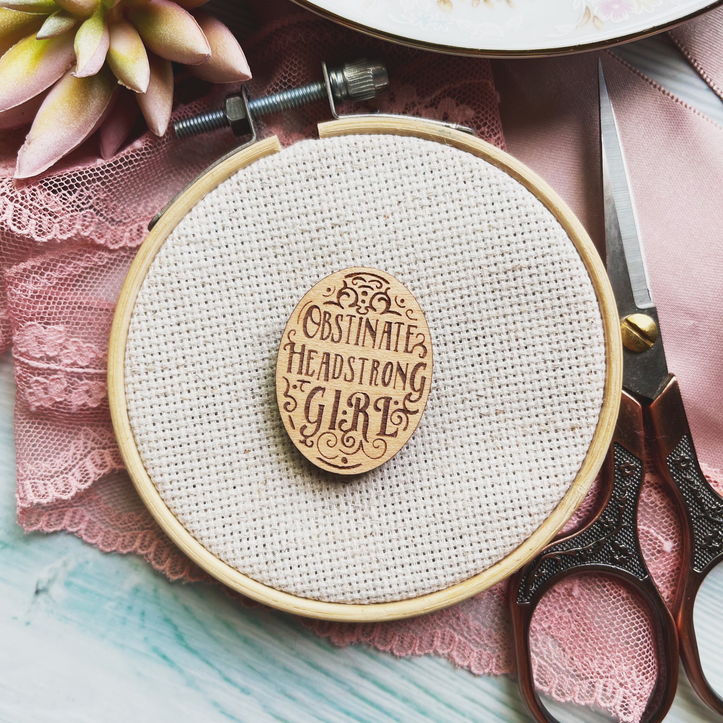 Emma British Postage Stamp Needleminder Jane Austen Fiber Arts Cross ...